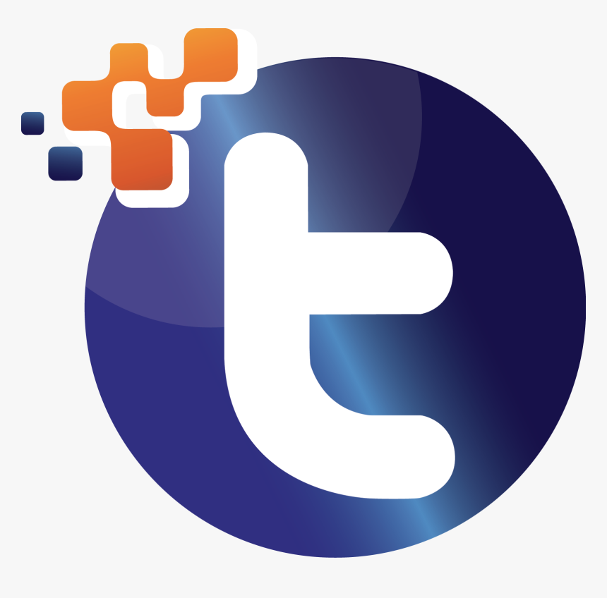Twitter Logo Depicted In Net Credit Union Logo Circle, HD Png Download ...
