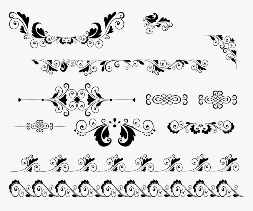 Swirl Border Png, Transparent Png , Transparent Png Image - PNGitem