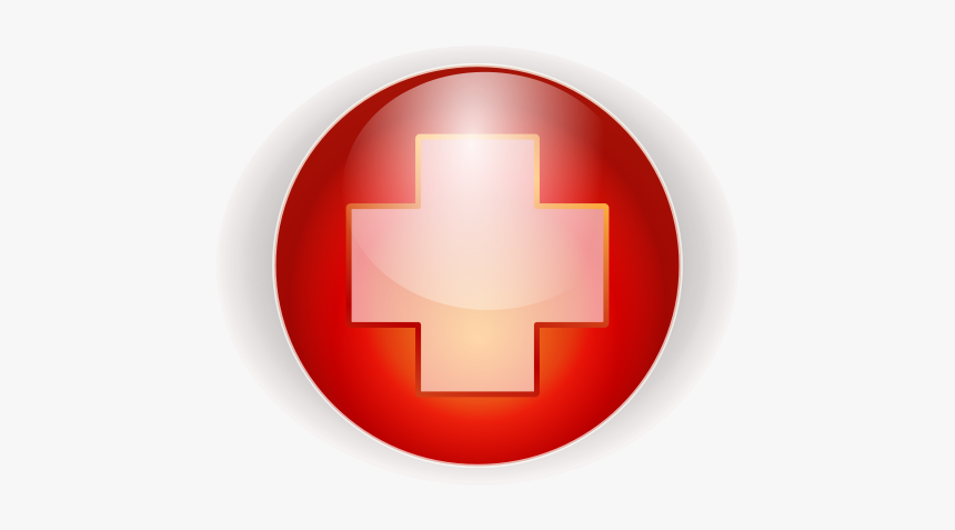 Red Cross Button, HD Png Download , Transparent Png Image - PNGitem