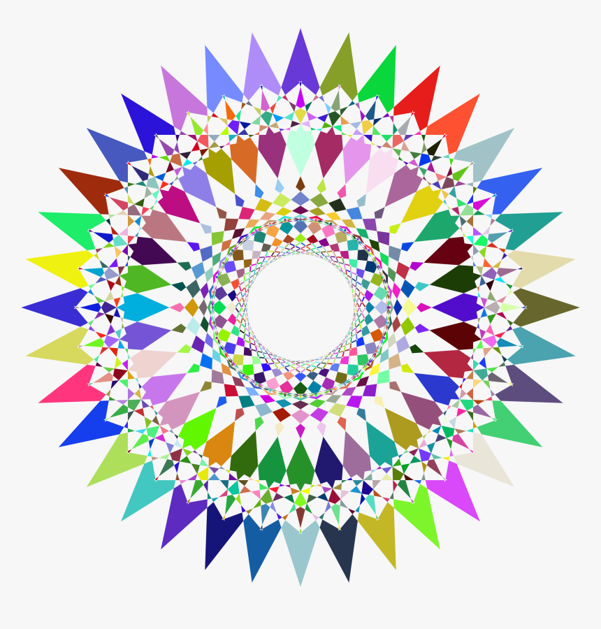 Prismatic Decorative Checkered Star Icons Png, Transparent Png ...