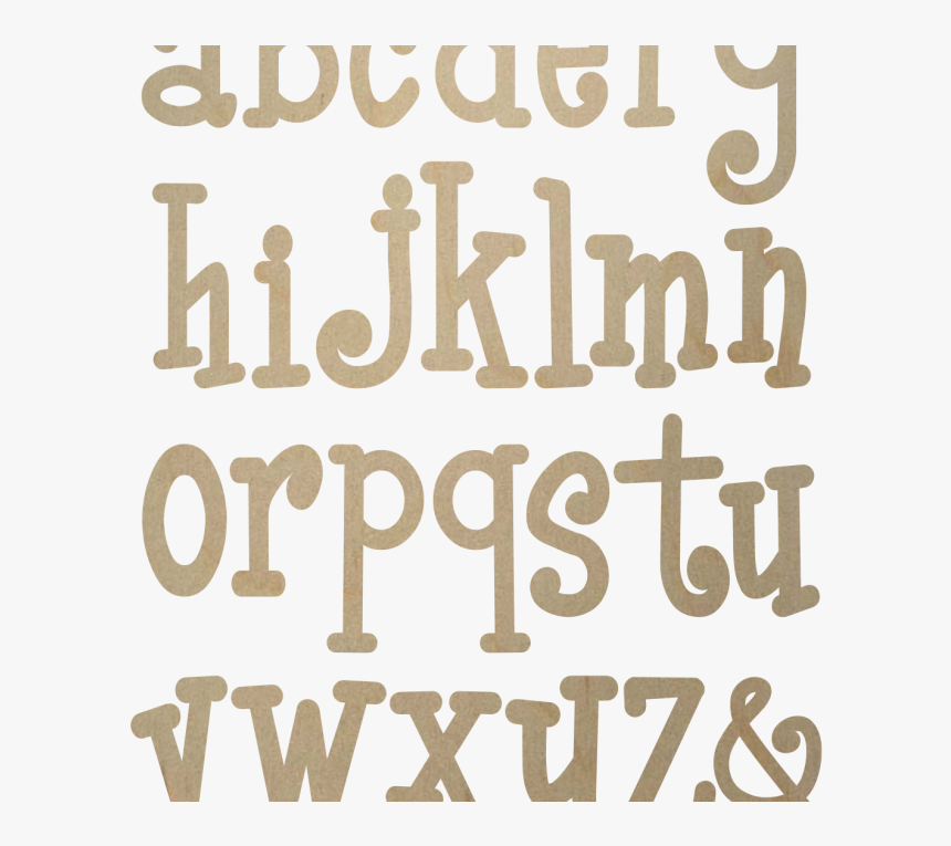Unfinished Wooden Letters, HD Png Download , Transparent Png Image ...