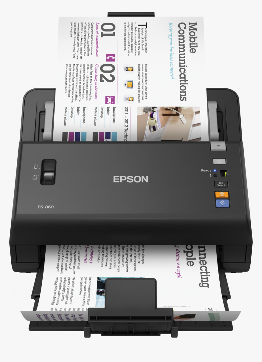 Epson Workforce Ds-860, HD Png Download , Transparent Png Image - PNGitem