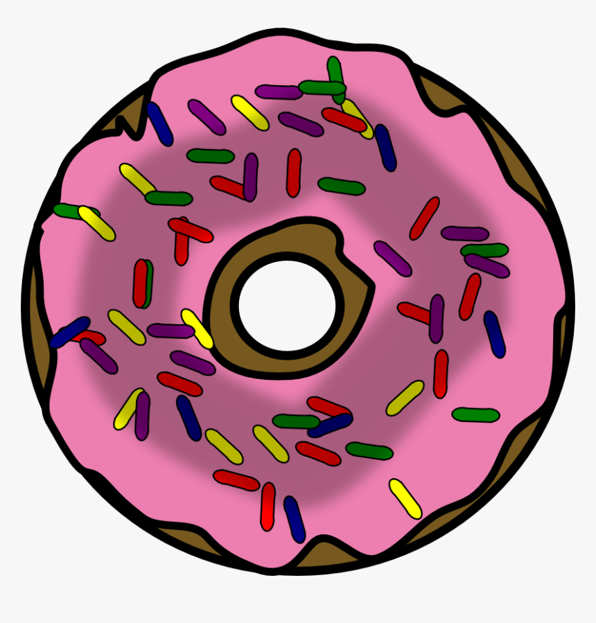 Simpsons Donut Png, Transparent Png , Transparent Png Image - PNGitem