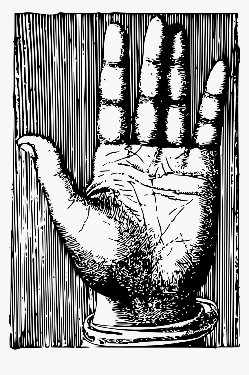 Detailed Palm For Palm Reading Clip Arts, HD Png Download , Transparent ...