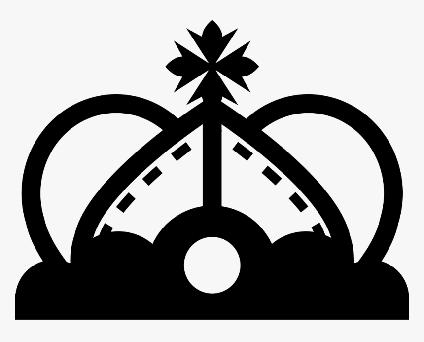 Vintage Royal Crown With A Cross On Top, HD Png Download , Transparent ...