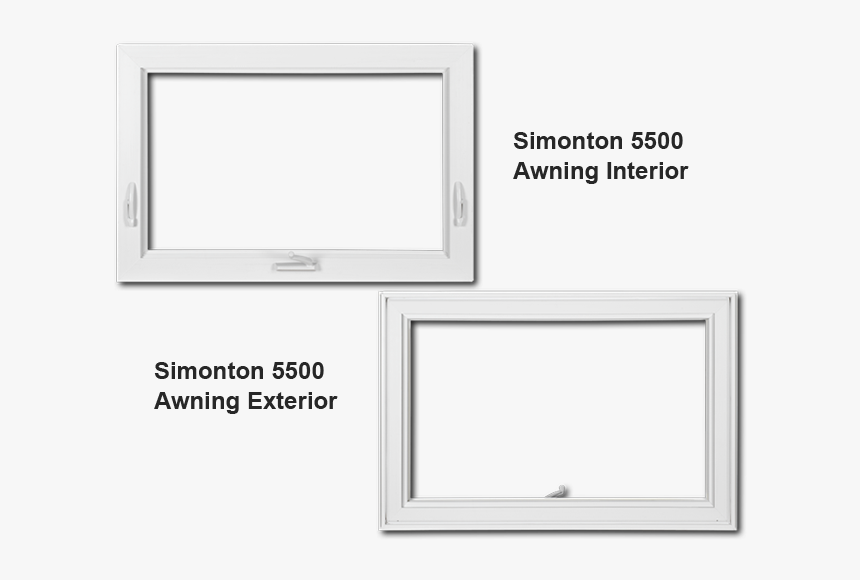 The Simonton 5500 Awning Window Is Made Of Vinyl To, HD Png Download ...