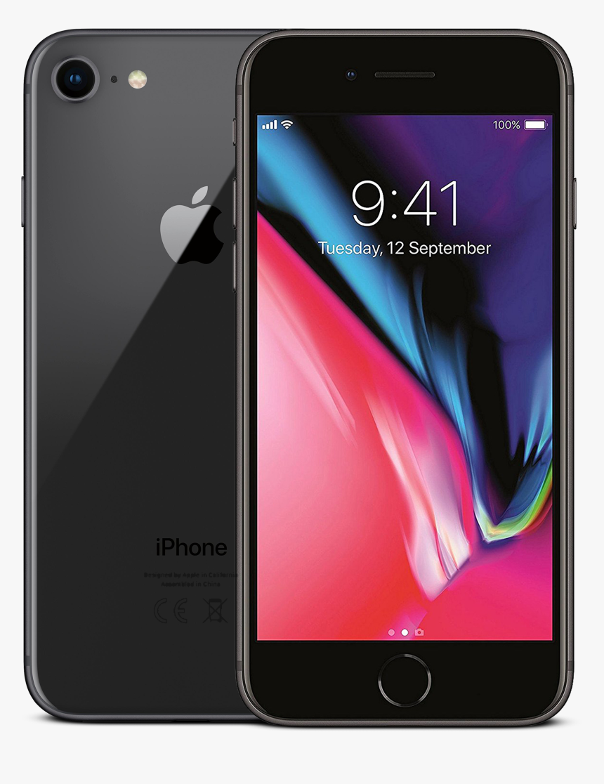 Iphone 8 64gb Space Grey Value Pre Owned Data Large, HD Png Download ...
