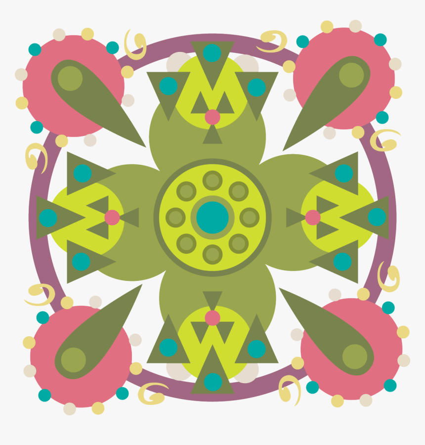 Abstract Cactus In A Radial Pattern, HD Png Download , Transparent Png ...