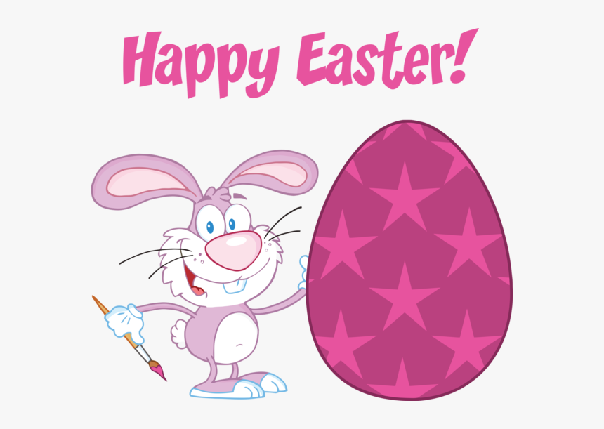 Transparent Easter Bunny Easter Drawing Pink Area For, HD Png Download ...