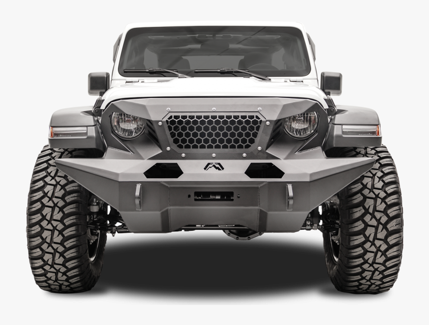 Fab Fours Gr4610-1 Front Full Width Grumper Jeep Wrangler, HD Png ...