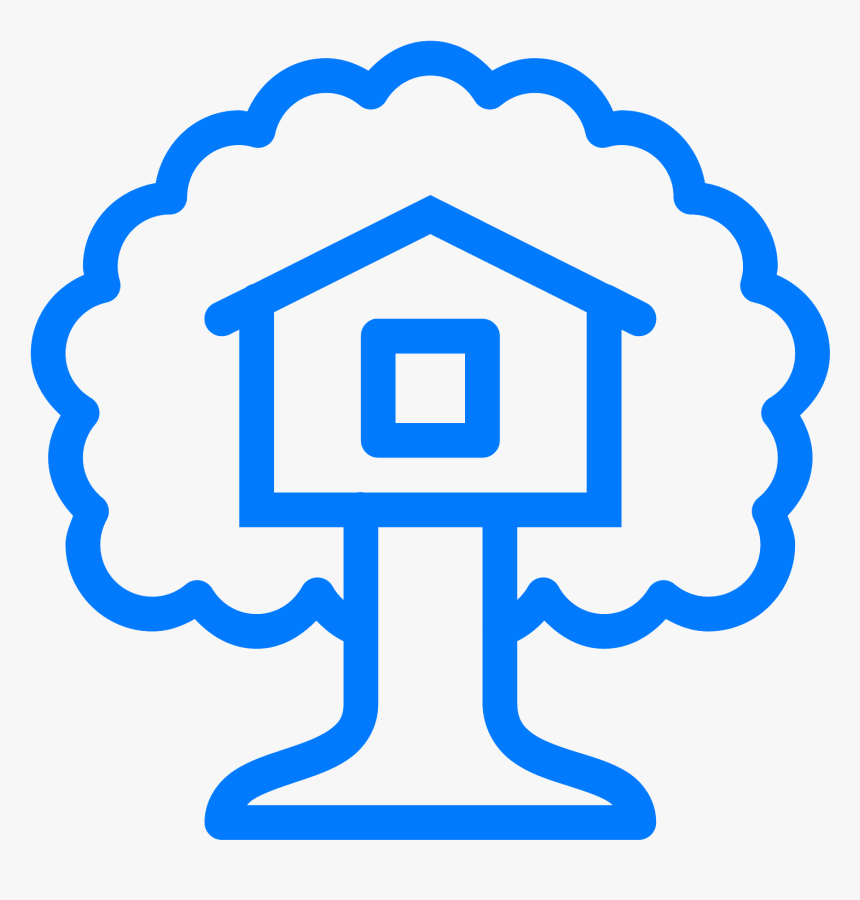Icon Free Download Png And - Treehouse Clipart Black And White ...