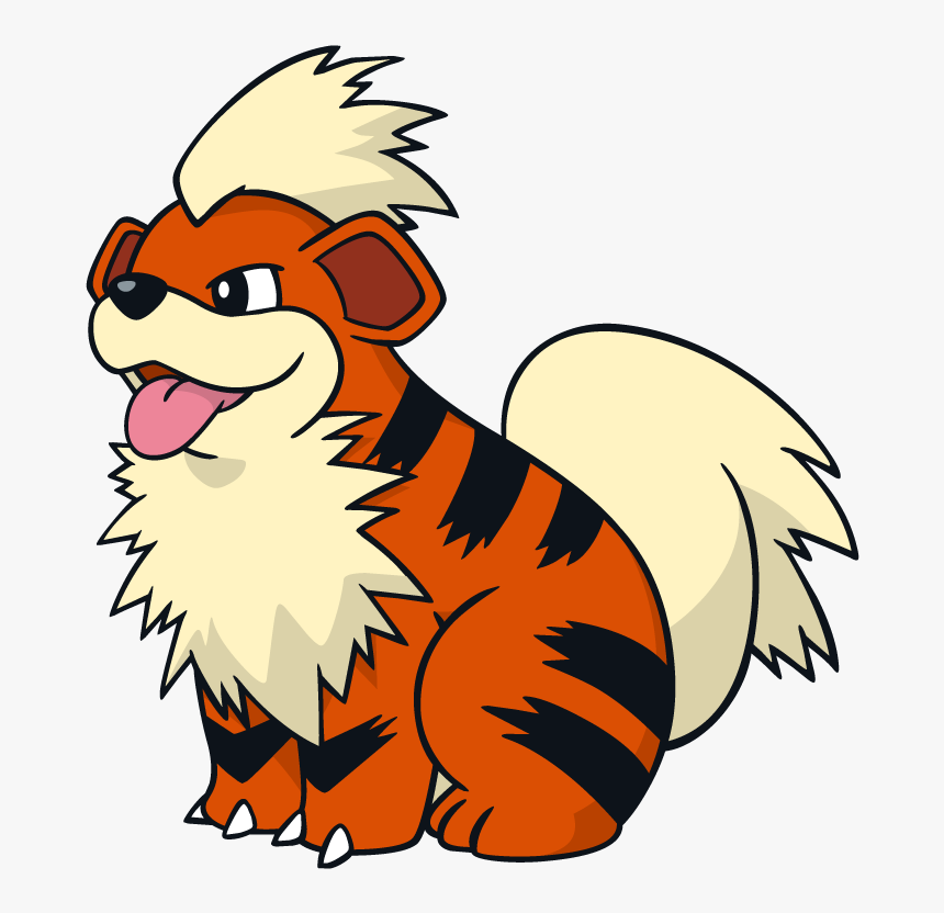 Growlithe Pokemon Character Vector Art - Pokemon Growlithe Dream World ...
