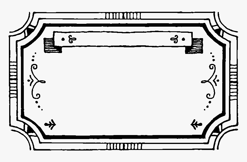 Rectangular Border Design, HD Png Download , Transparent Png Image ...