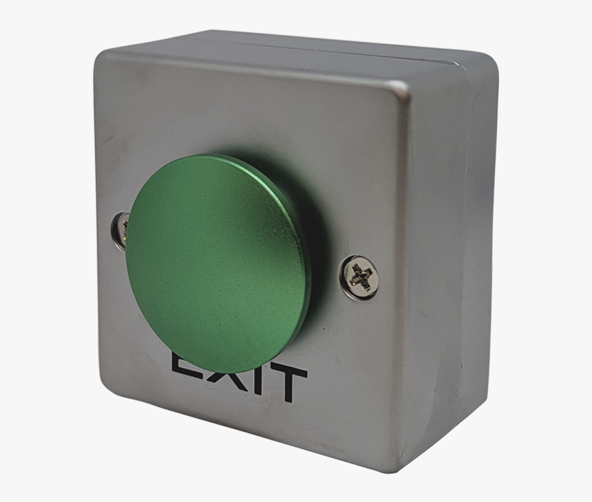 Exit Button With Green Button - Subwoofer, HD Png Download ...