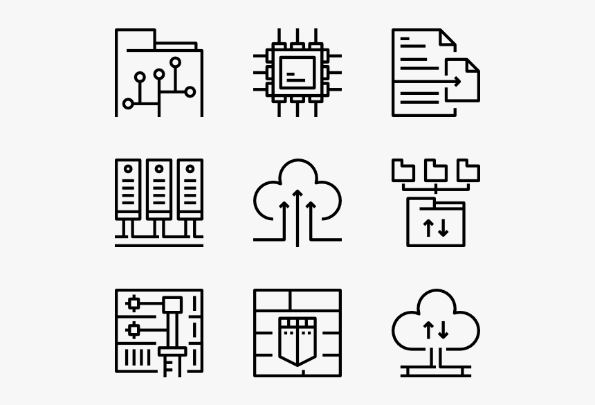 Data And Network - Vector Computer Icon Png, Transparent Png ...