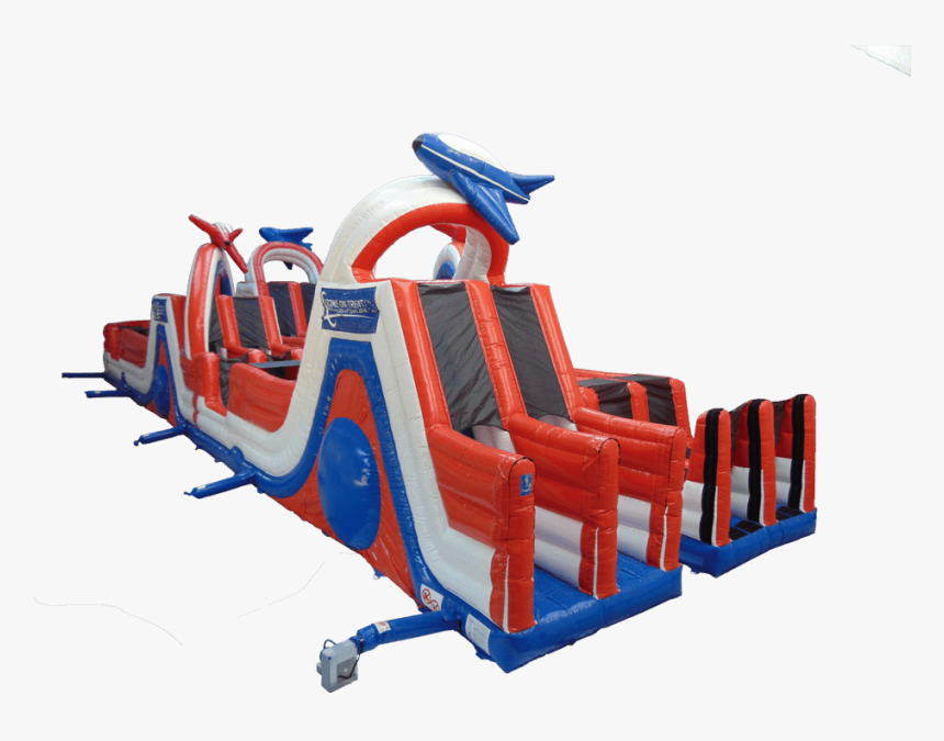5 Part Jet Stream Obstacle Course - Inflatable, HD Png Download ...