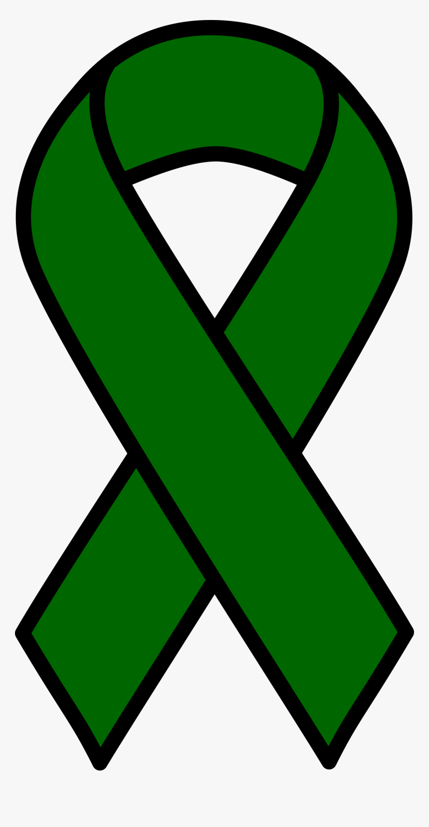 Emerald Liver Cancer Ribbon Clip Arts - Green Liver Cancer Ribbon, HD ...