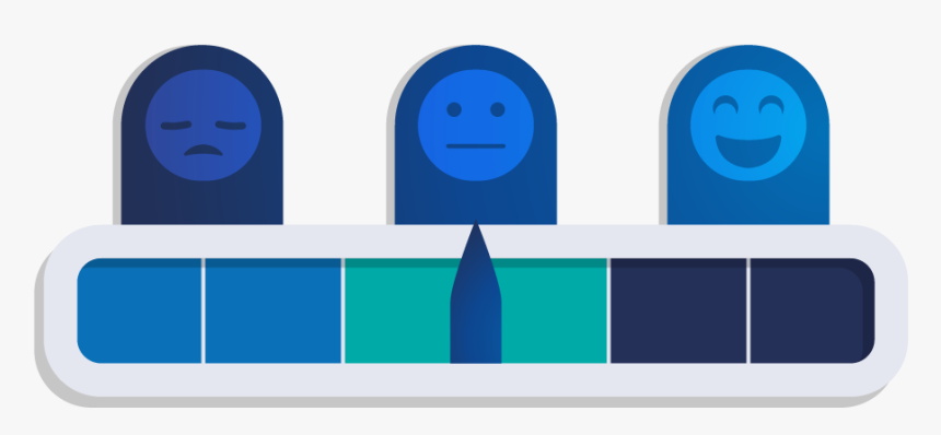 Animated Gauge Representing Users Happiness Levels - Circle, HD Png ...