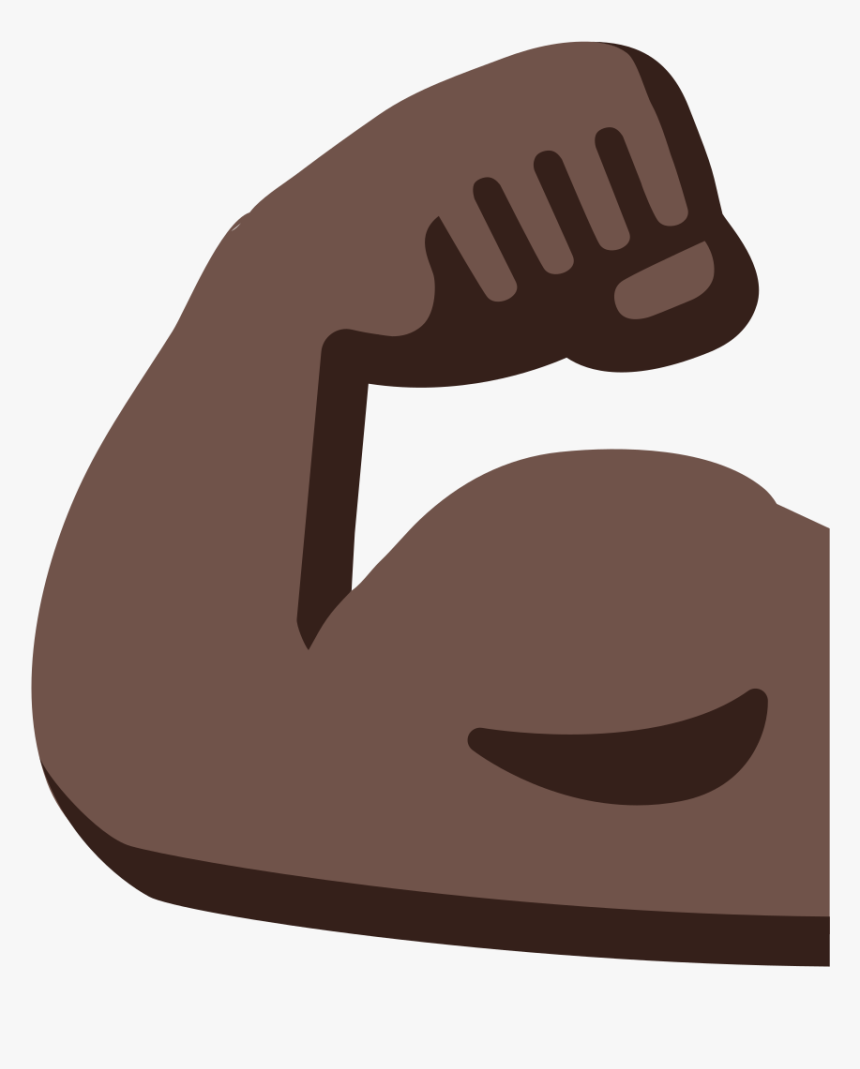 Emoji U1f4aa 1f3ff - Transparent Emojis Strong Arm, HD Png Download ...