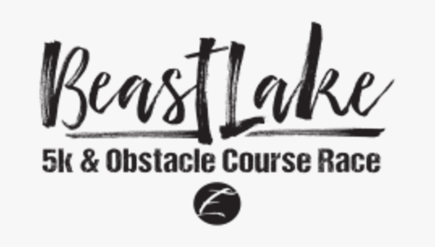 Beastlake 5k & Obstacle Course Race - Calligraphy, HD Png Download ...