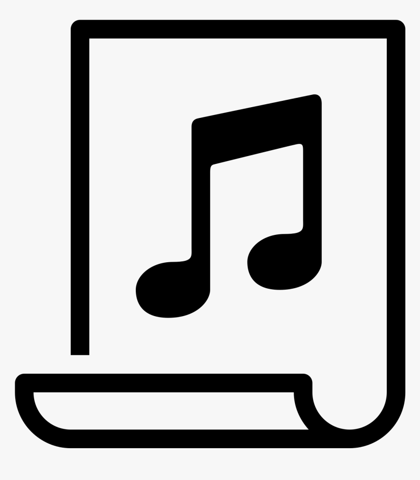 Sheet Music Clipart Scoring - Music Score Icon Png, Transparent Png ...