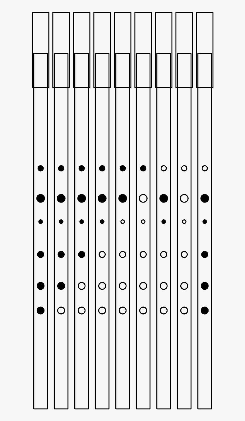 Tin Whistle Fingering Chart - Parallel, HD Png Download , Transparent ...