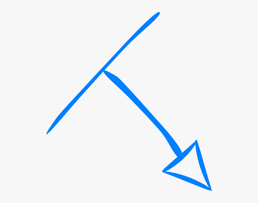 Blue Arrows Pointing Down