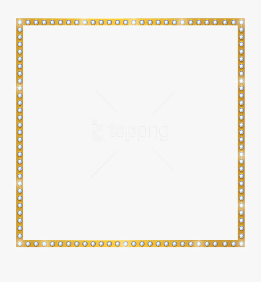 Free Png Download Gold Shining Border Frame Transparent, Png Download ...