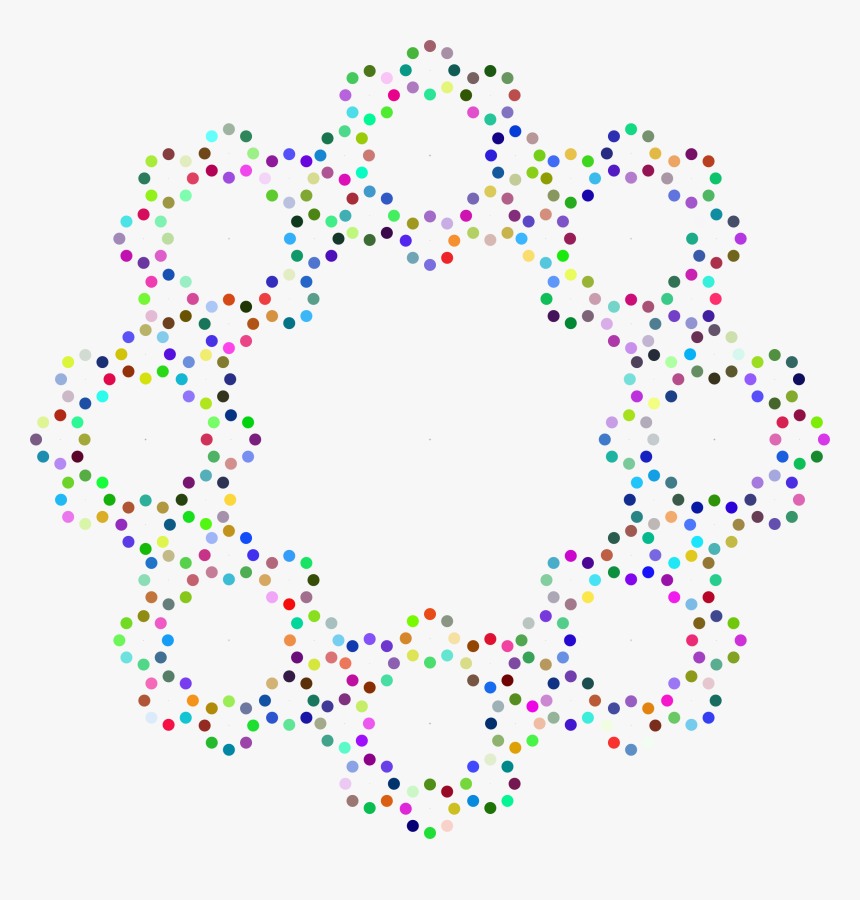 Decorative Circles Frame Prismatic Clip Arts, HD Png Download ...