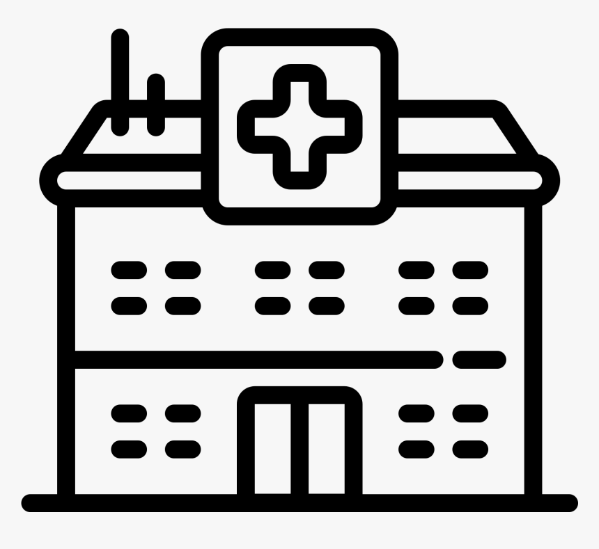 Hospital Clip Art Black And White
