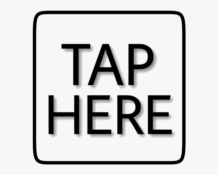 #taphere #tap #here #black #cuadrado #cube, HD Png Download ...