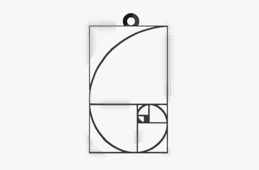 Fibonacci Spiral Pendant Attempt, HD Png Download , Transparent Png ...