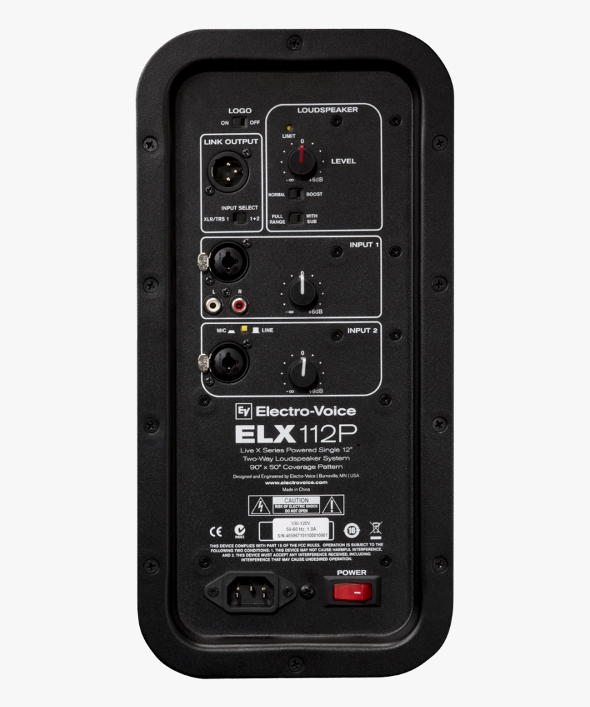 Ev Electro Voice Elx112p, HD Png Download , Transparent Png Image - PNGitem