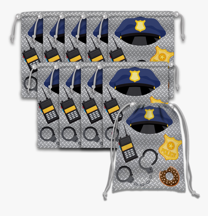 Police Cop Drawstring Tote Bag, HD Png Download , Transparent Png Image ...