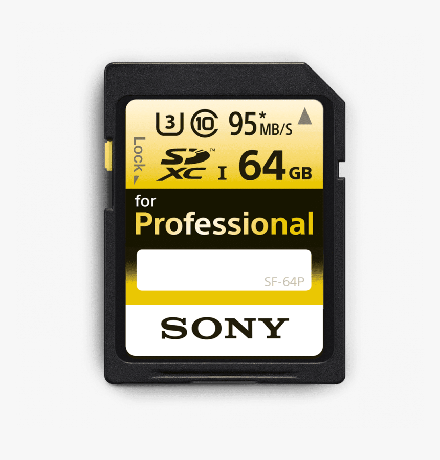 64gb Pro Sd Memory Card, , Product Image Title 64gb, HD Png Download ...