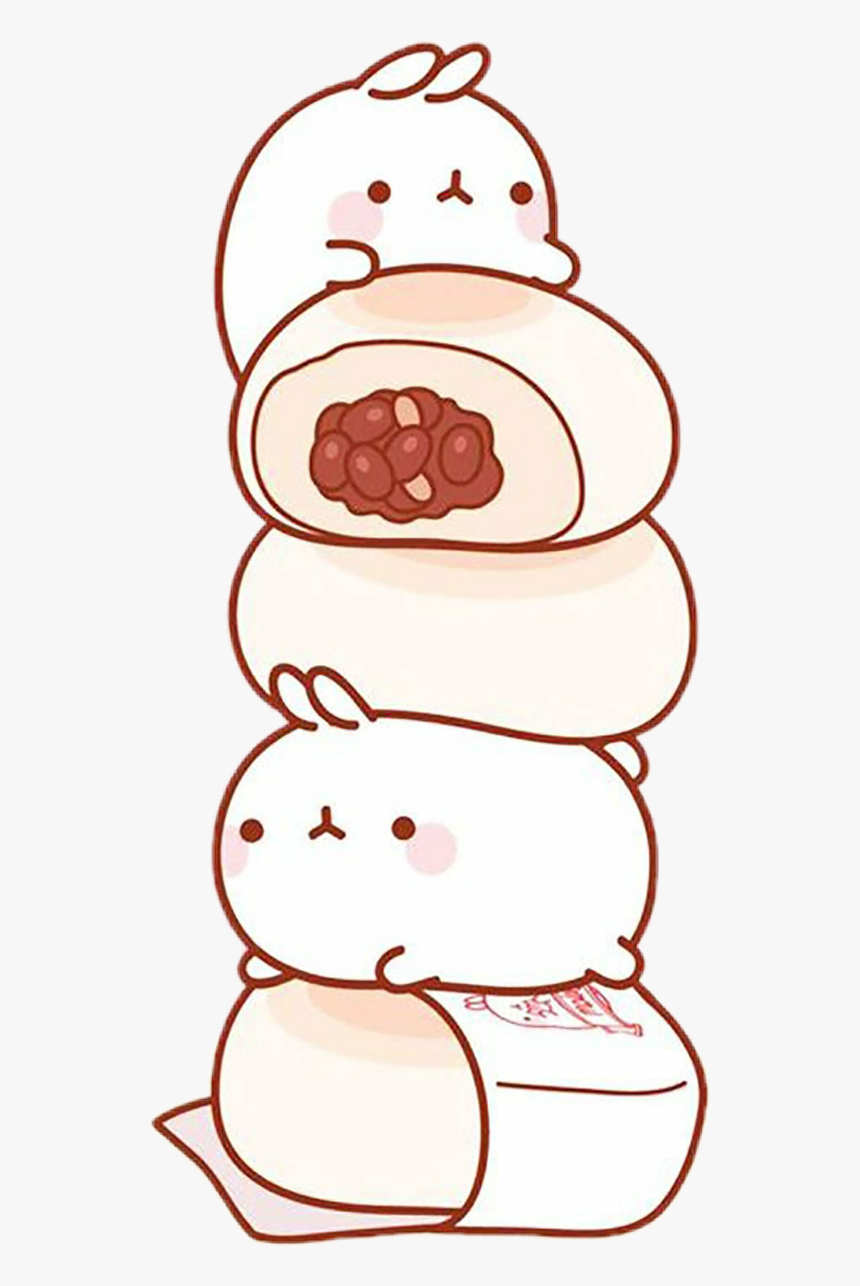#molang #food #comida #kawaii #cute, HD Png Download , Transparent Png ...