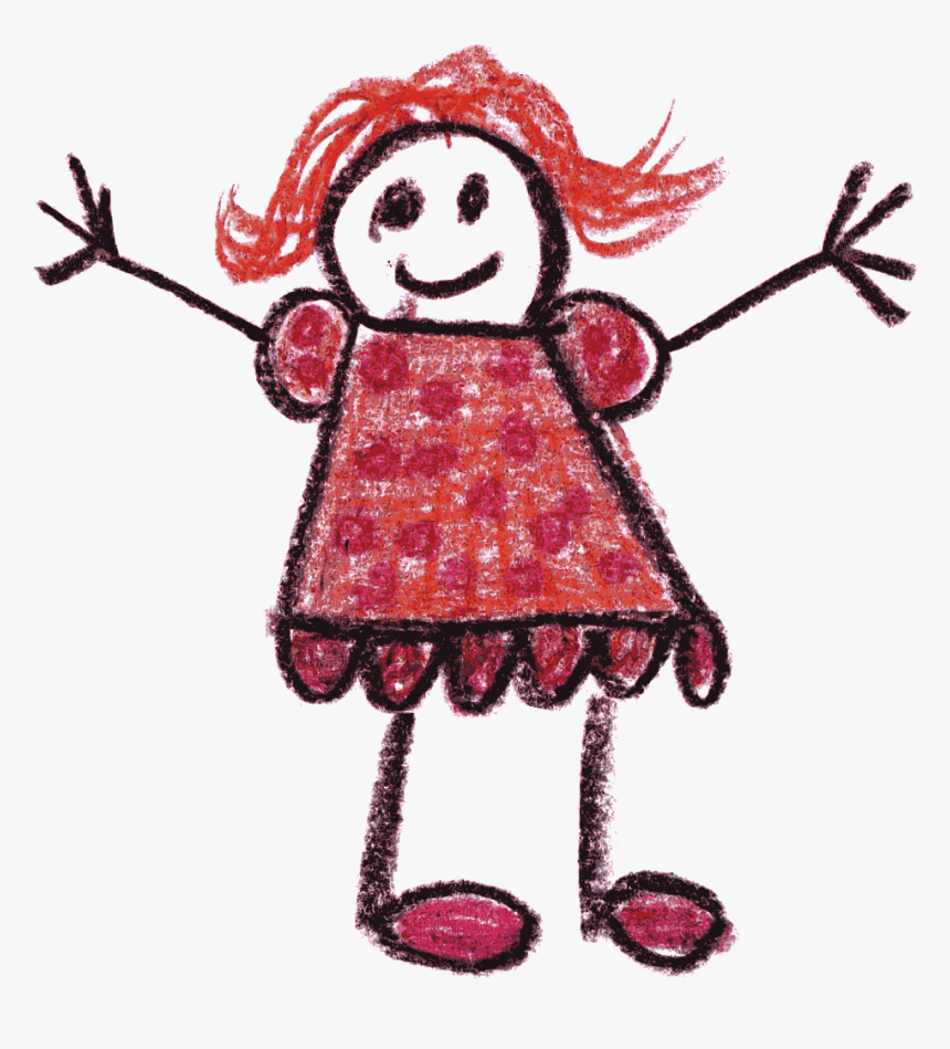 Crayon Doodle Happy Kids Drawing 3, HD Png Download , Transparent Png ...