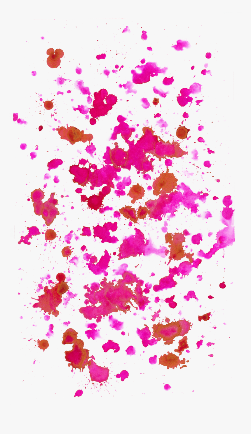 Pink Splatter , Png Download, Transparent Png , Transparent Png Image ...