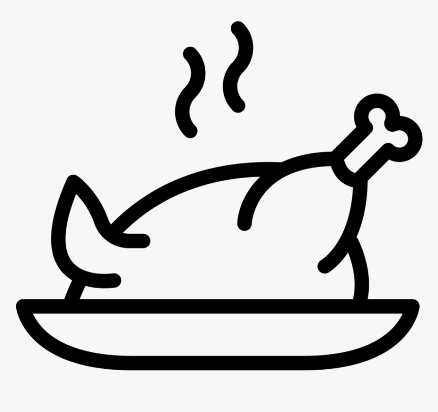 Cooked Chicken Outline