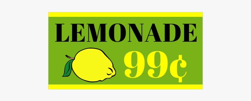 Yard Signs Green Lemonade Stand Sign Personalized Banner, HD Png ...