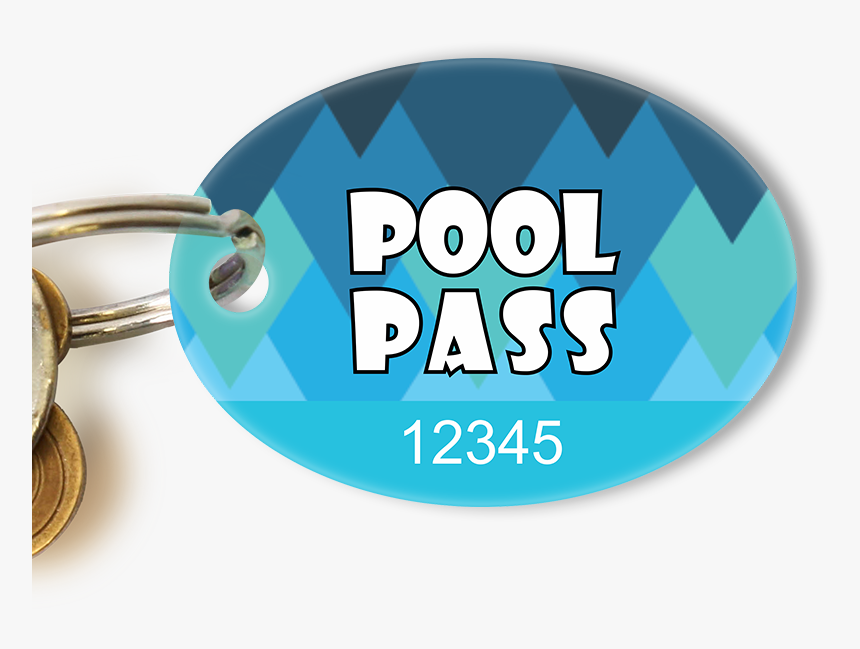 Pool Pass Bubbles Tag In Oval Shape , Png Download, Transparent Png ...