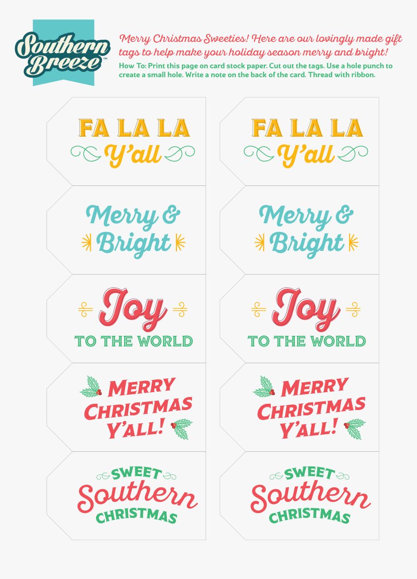 Christmas Gift Tag Png, Transparent Png , Transparent Png Image - PNGitem