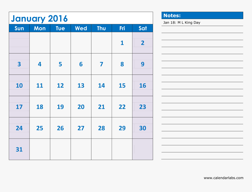 Monthly Calendar Pages Main Image, HD Png Download , Transparent Png ...