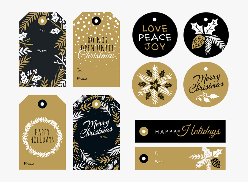 Transparent Christmas Tag Png, Png Download , Transparent Png Image ...