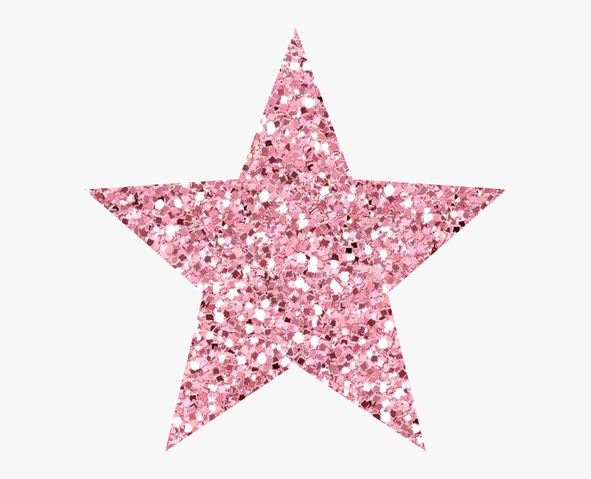 #freetoedit #glitter #pink #star #glittery, HD Png Download ...