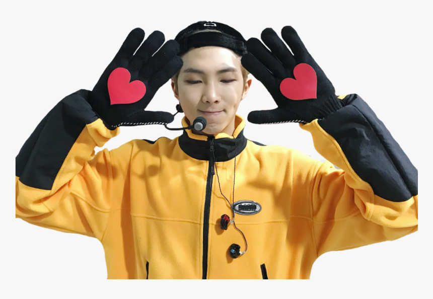 Namjoon Bts Rm Kpop Boy Cute Heart, HD Png Download , Transparent Png ...