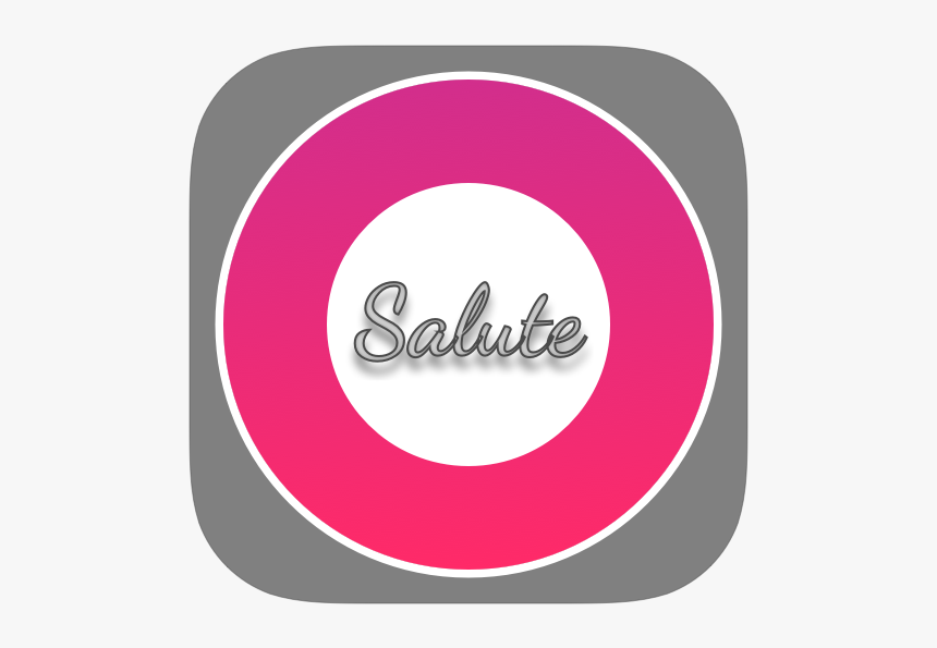 Salute Graceful Icon Dribbble Thankyou Pink, HD Png Download ...