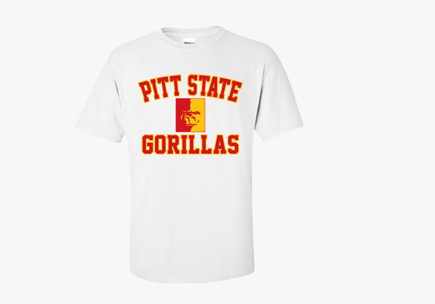 Pitt State Arch Gorillas New Classic Gildan Tee Shirt, HD Png Download ...