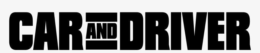 Car And Driver Logo Black And White, HD Png Download , Transparent Png Image - PNGitem