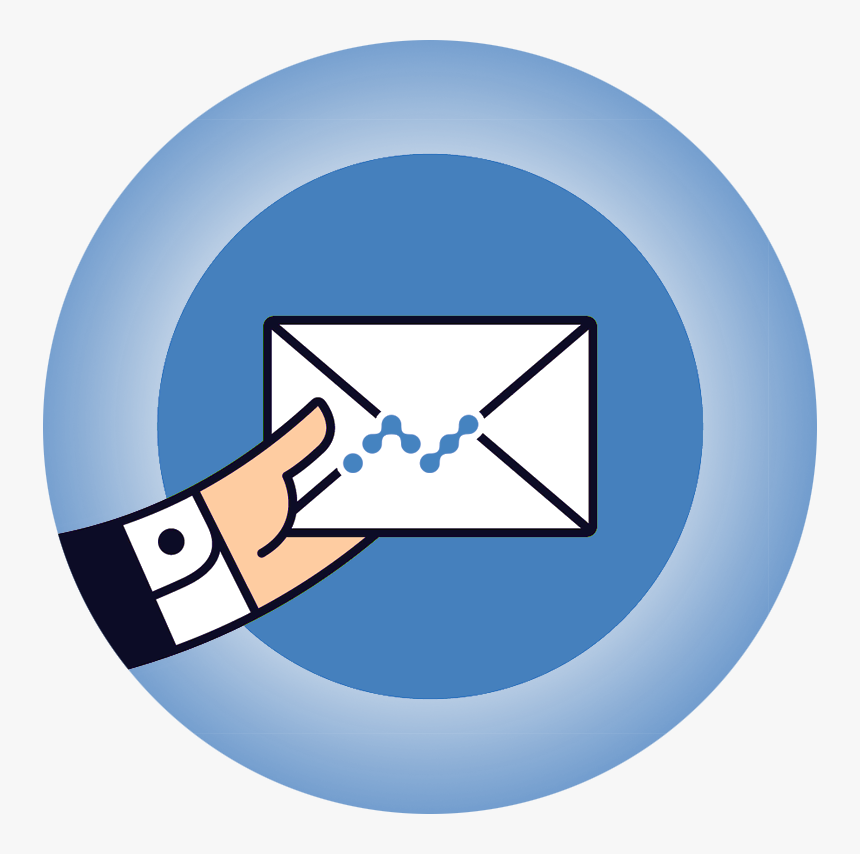 Email Hand Vector , Png Download, Transparent Png , Transparent Png ...